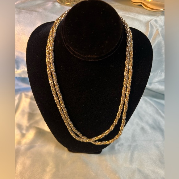 Source Unknown | Jewelry | Gold Rope Necklace Very Long Vintage | Poshmark
